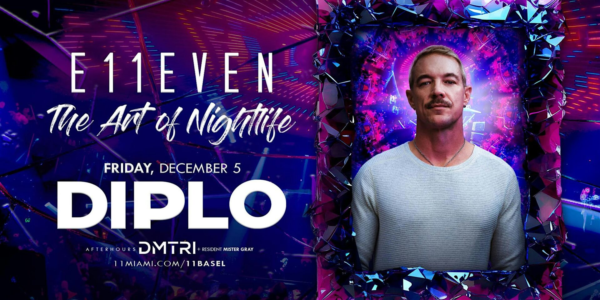 Diplo | E11EVEN Miami Art Week Party – Miami